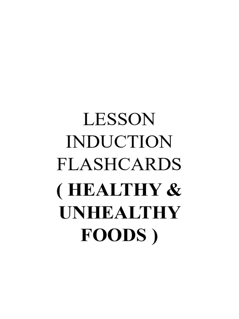 Lesson Induction Flashcards | PDF