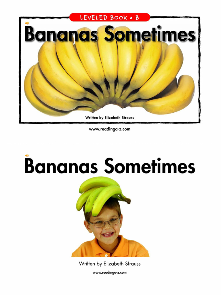 Bananas Sometimes | PDF