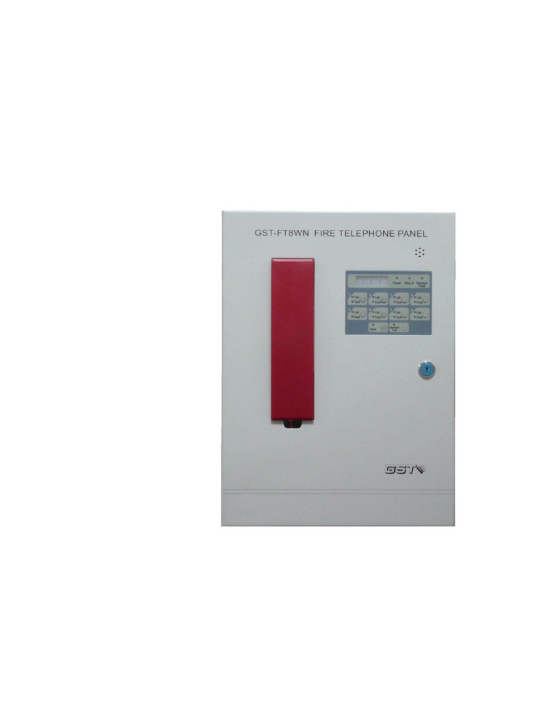GST-FT8WN Fire Telephone Panel Issue1.02 | PDF | Telephone | Power Supply