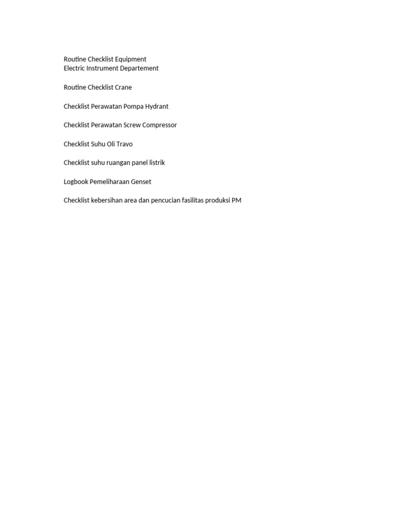 List Nama Form | PDF