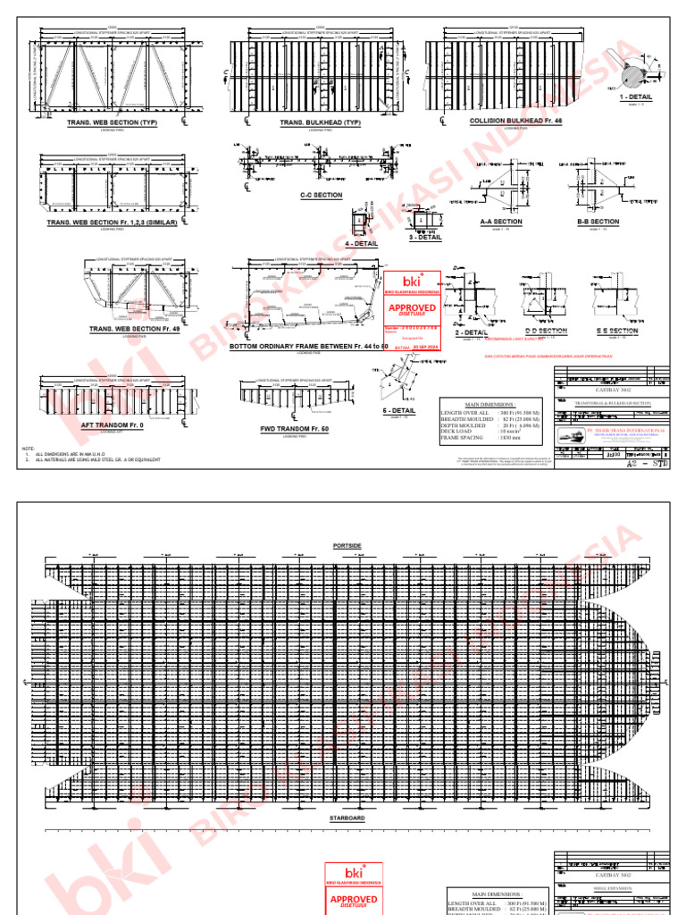 1 - 1 - h03 - Transversal and Bulkhead Section Castbay 3002 - Rev 1 ...