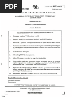 CSEC Past Papers On STATISTICS | PDF | Chart | Statistics