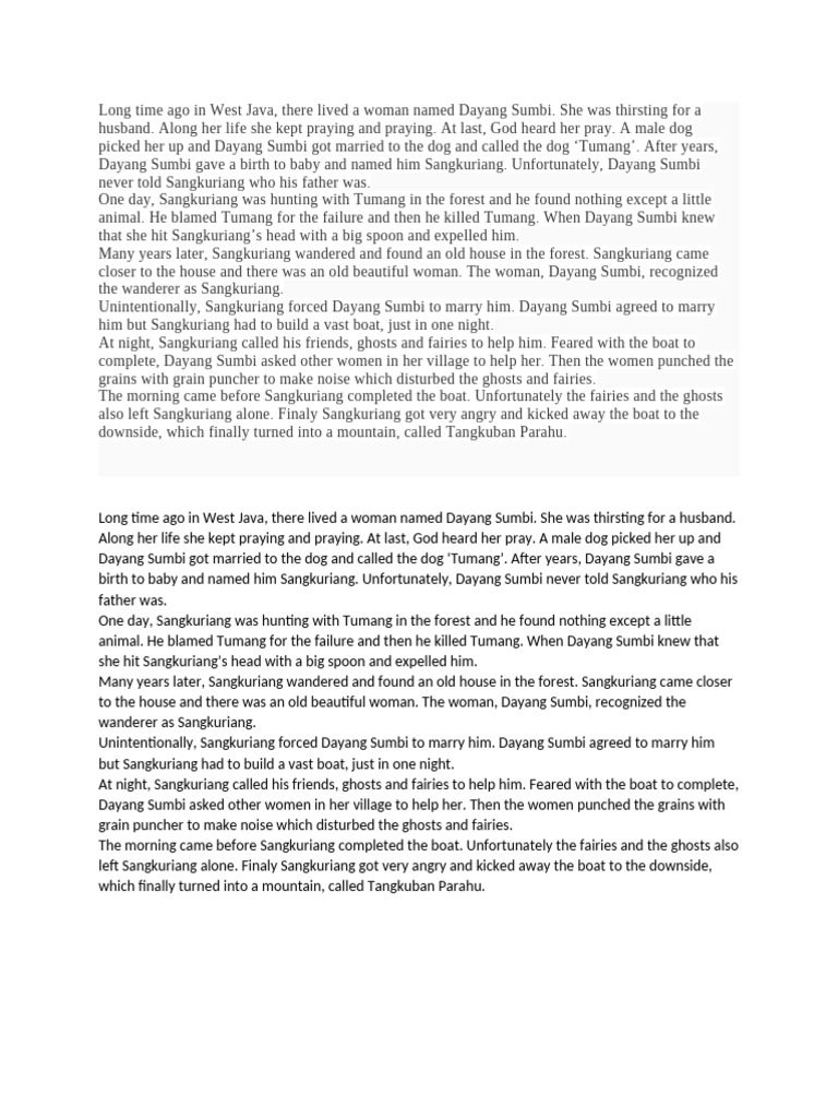 Long Time Ago in West Java | PDF | Ghosts | Storytelling