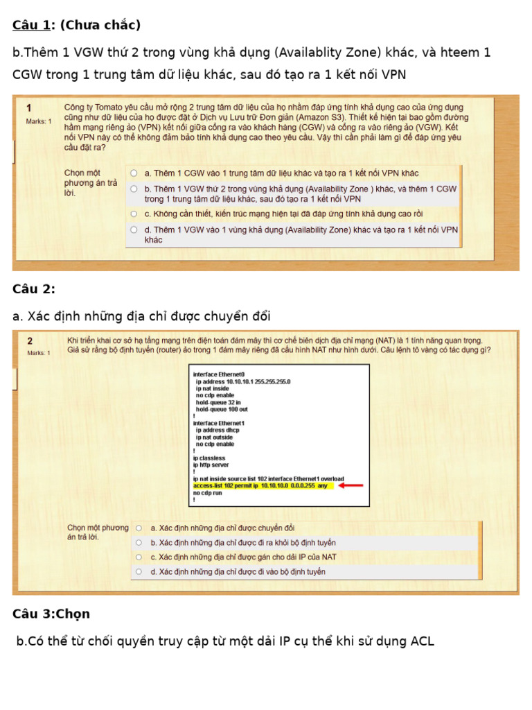 On Tap Giua Ki DTDM | PDF