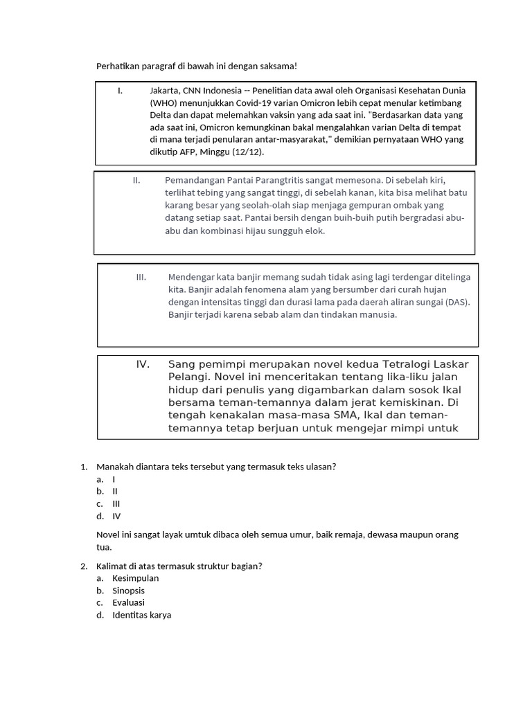 Soal Ani Dan Afif | PDF