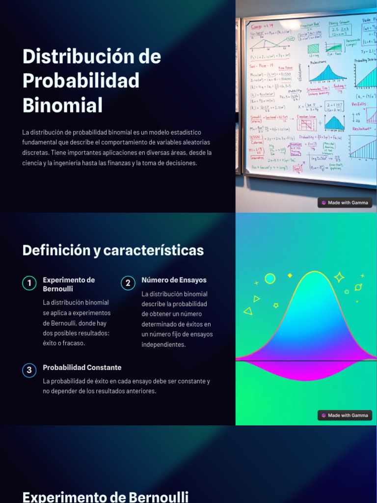 Distribucion de Probabilidad Binomial (1) | PDF | Probabilidad | Distribución de probabilidad