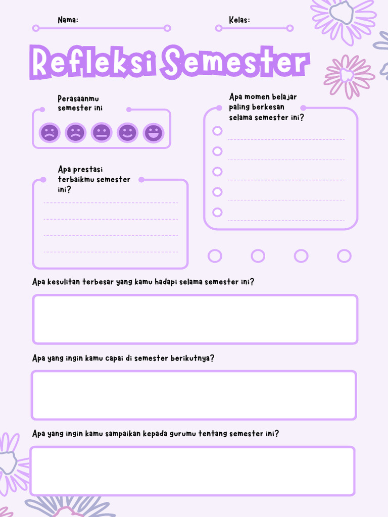 Lembar Refleksi Siswa | PDF