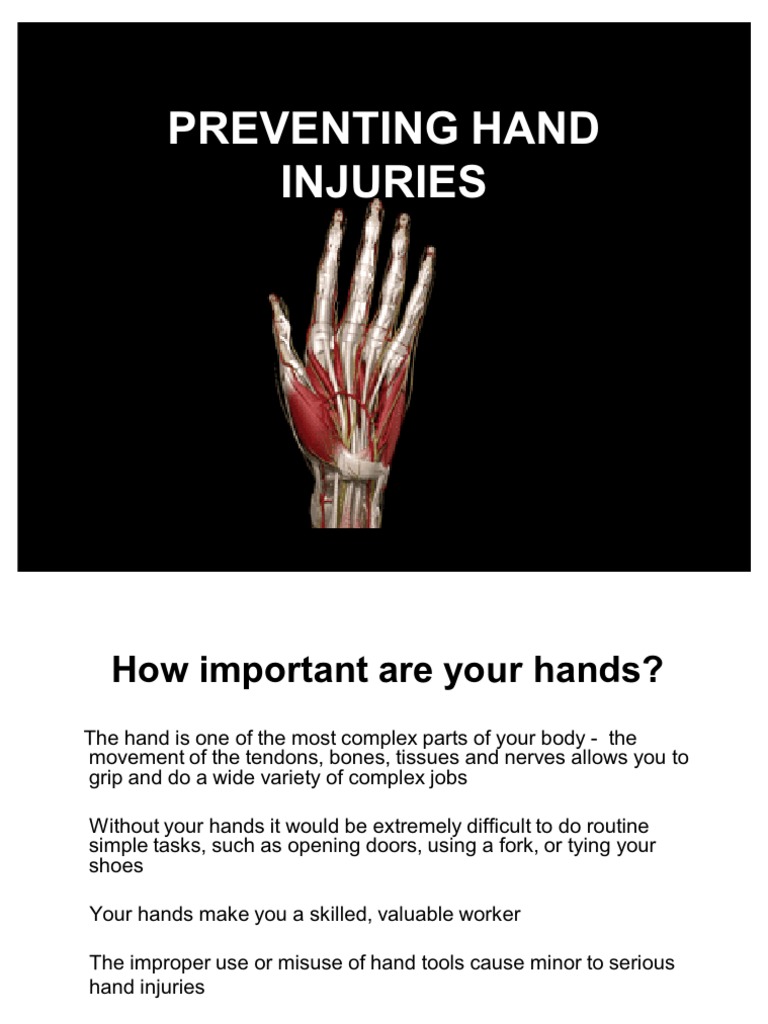 Hand Safety | PDF | Wound | Hand