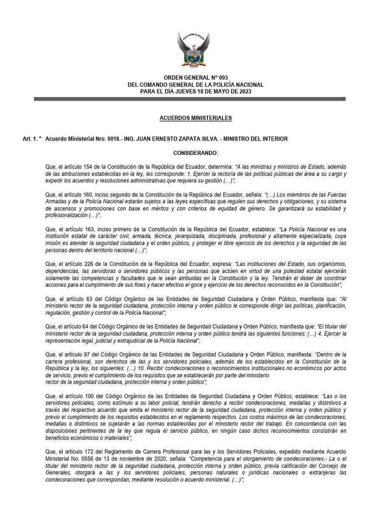 Reglamento de Uniformes | PDF | Policía | Doctrina de Políticas Públicas