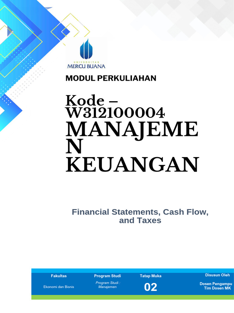 Modul Manajemen Keuangan [TM2] | PDF