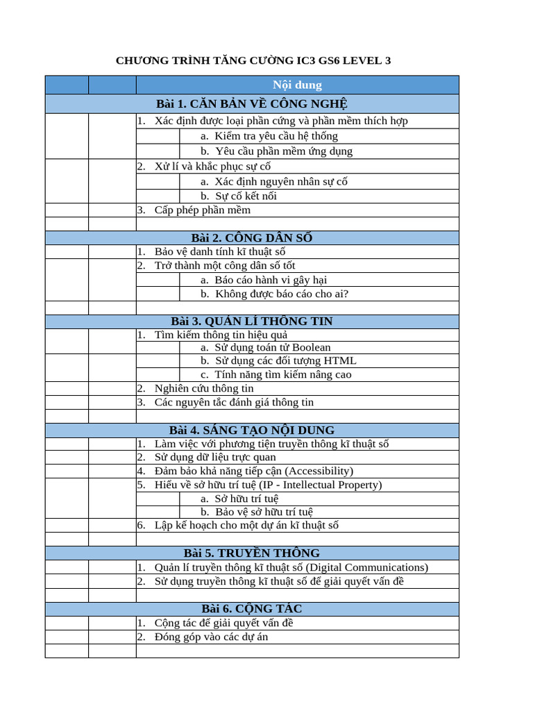 PPCT IC3GS6 L3 Lop8 | PDF