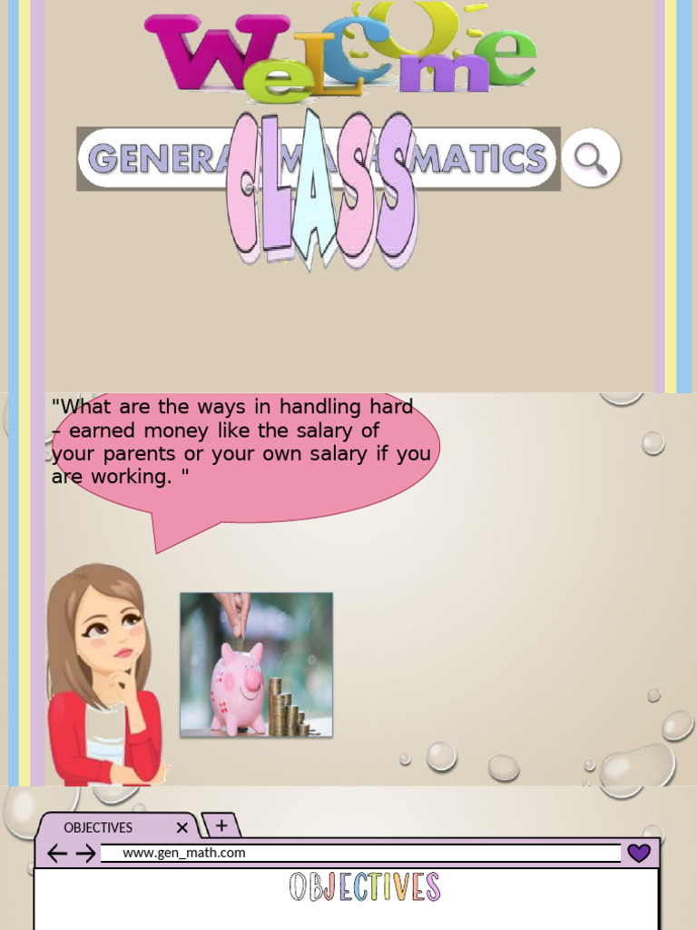 Gen-Math-PPT-All | PDF | Interest | Present Value