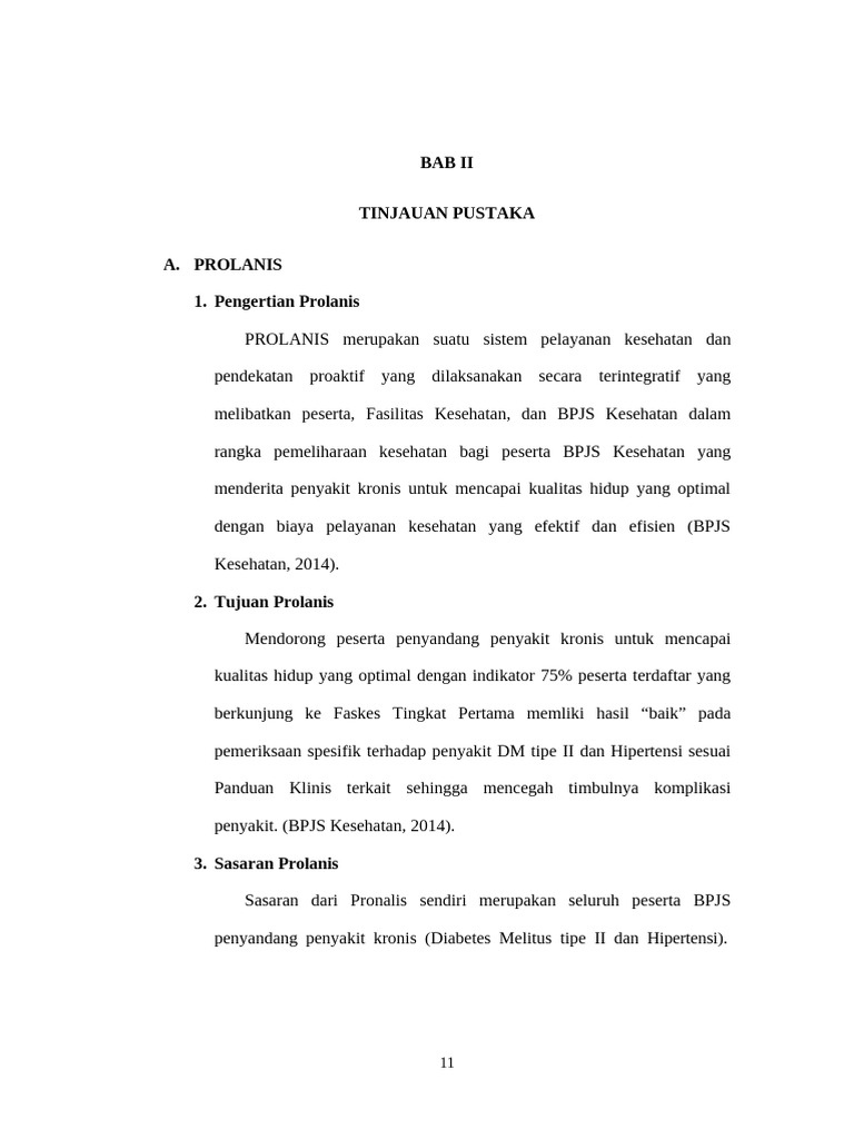 Makalah Prolanis Lengkap | PDF