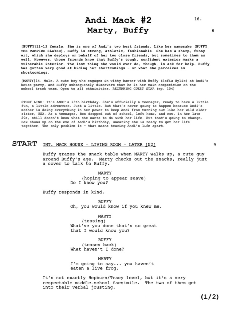 Andi Mack #2 - Edited (Victor) | PDF | Buffyverse