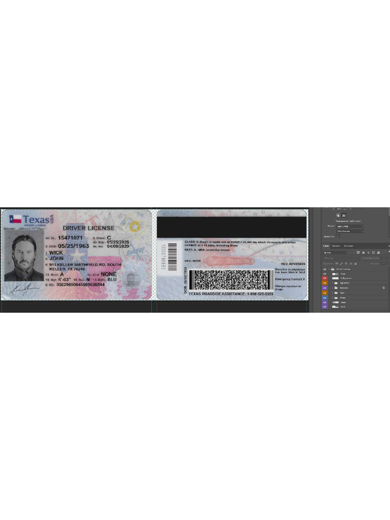 Texas Driver License NEW | PDF