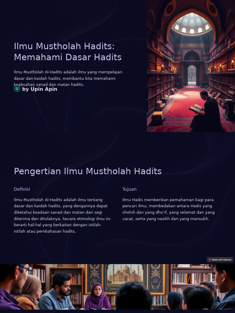 Pentingnya Ilmu Mustholah Hadits | PDF