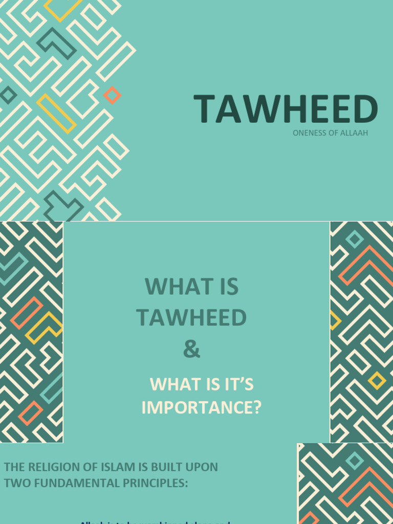 Fundamentals of Tawheed and Shirk - Abdidoon Day 1 | PDF | Tawhid | Allah
