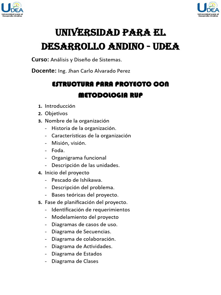 Ads - Estructura - Proyecto | PDF