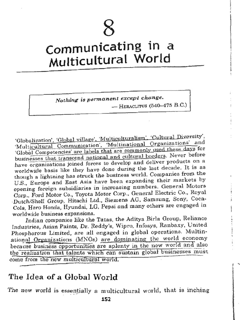 Multicultural Communication | PDF