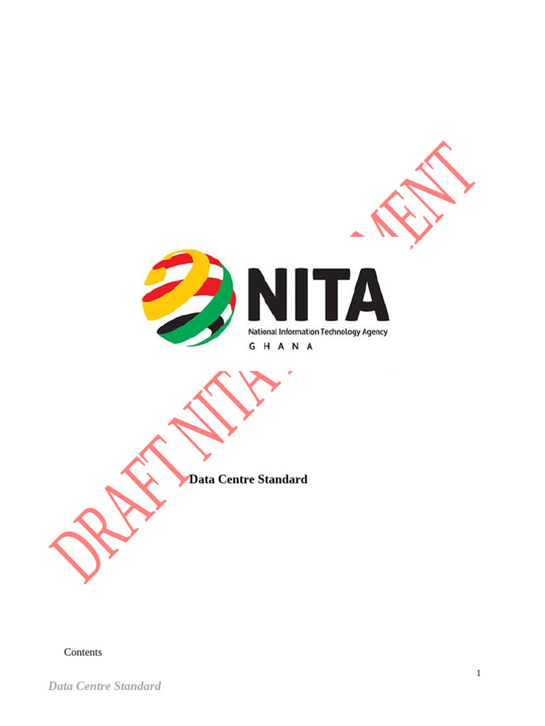 Draft Data Center Standards June | PDF | Data Center | Service Level ...