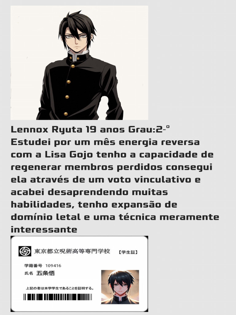 Currículo Do Lennox Ryuta - 241007 - 184805 | PDF
