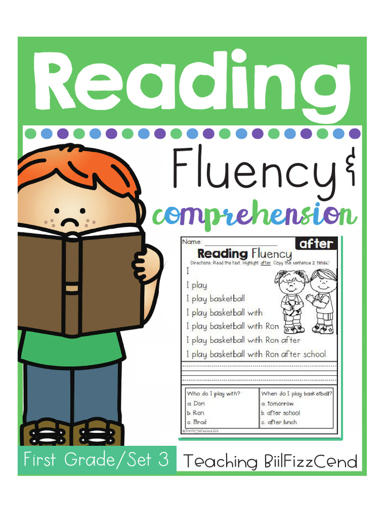 Reading Fluency and Comprehension (Set 3) | PDF | Linguistics ...