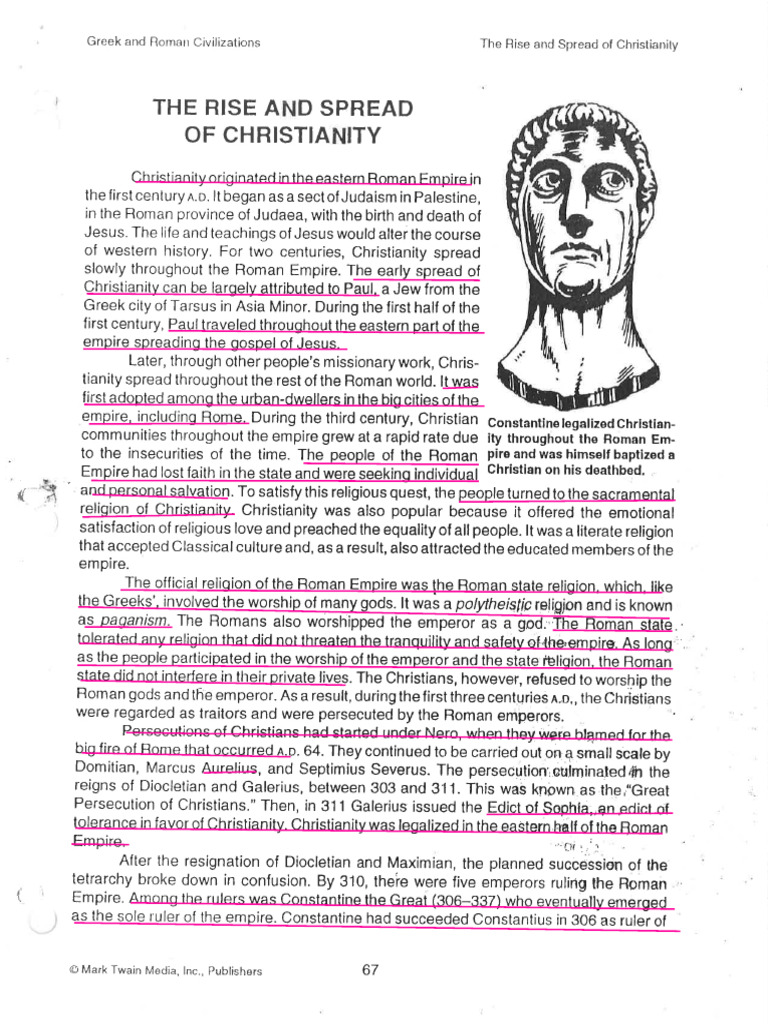 Constantine and the Rise of Christianity | PDF