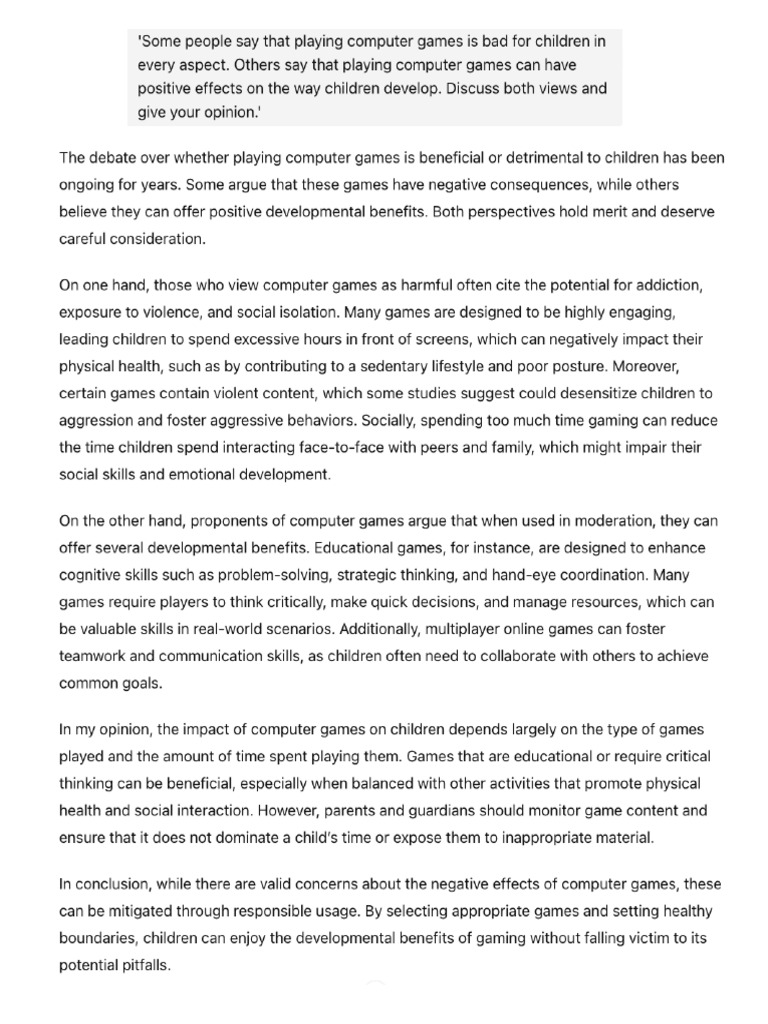 ESSAYS - EDUCATION | PDF