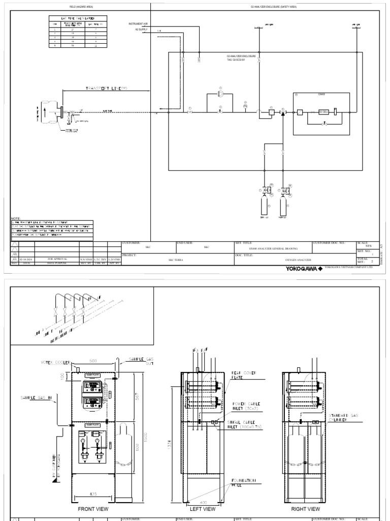 O2 Analyzer General Drawing | PDF
