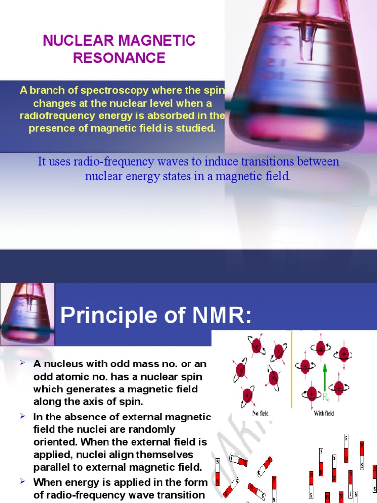 NMR | PDF | Nuclear Magnetic Resonance | Two Dimensional Nuclear Magnetic Resonance Spectroscopy
