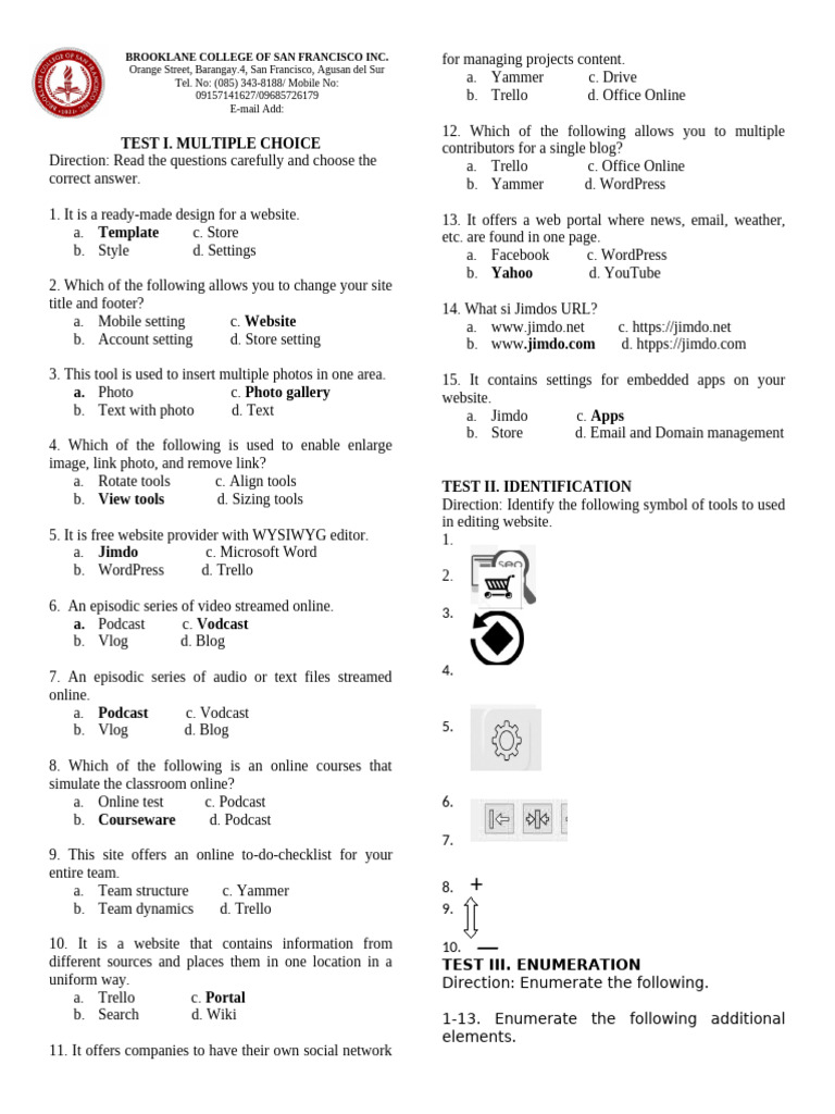 2ND Quarter Emptech | PDF | Podcast | Websites