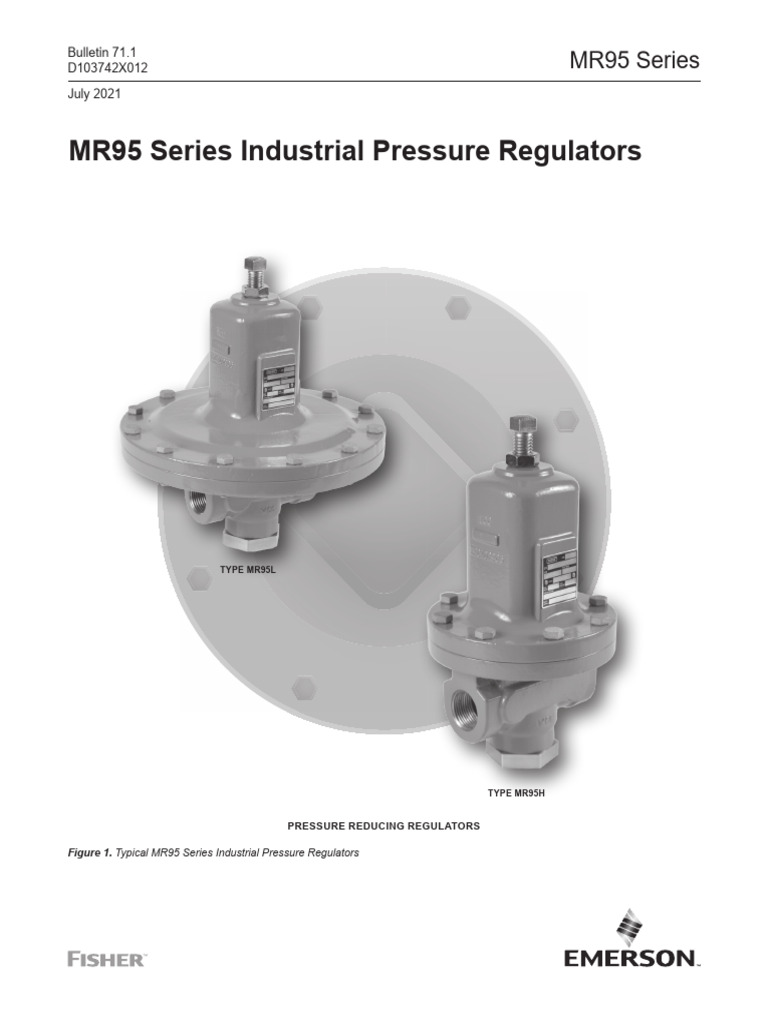 Data Sheets mr95 Series Industrial Pressure Regulators Bulletin Fisher ...