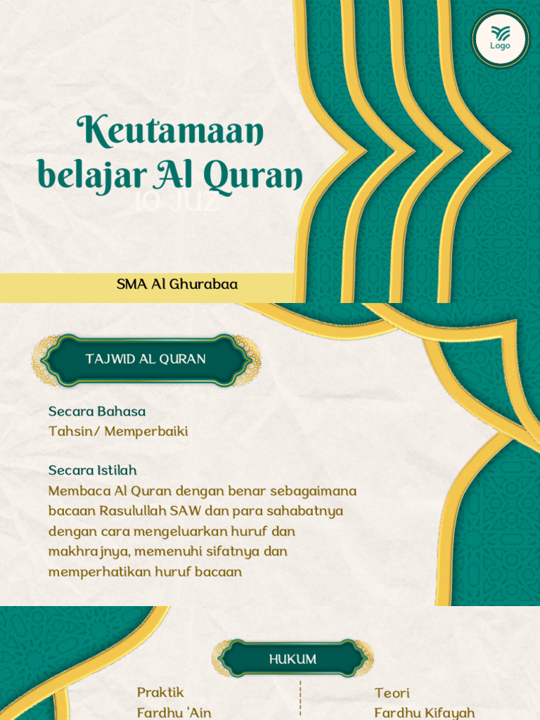 Keutamaan Belajar Al Quran | PDF