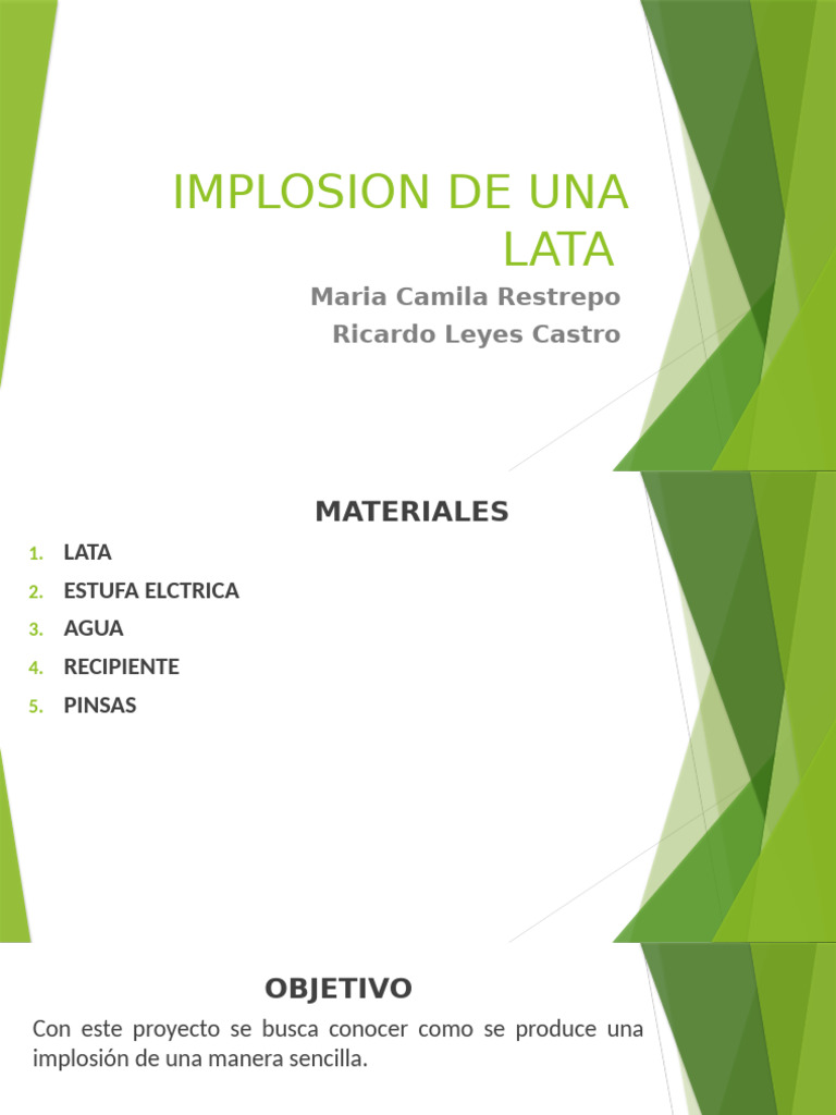 Implosion de Una Lata Leyes Castro Ricardo | PDF