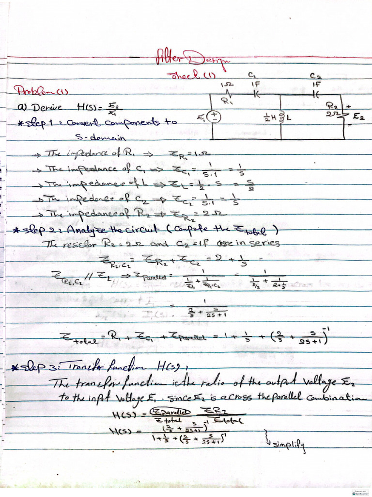 Sheet 1 Solution (FD) | PDF