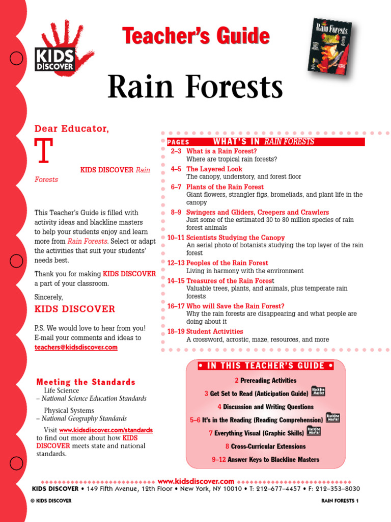 Engaging Students with Rain Forests | PDF | Rainforest | Forests