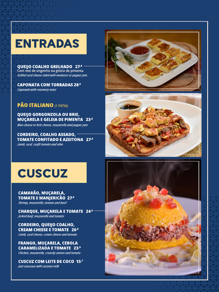Cardápio - Degutti 2024 - Tamandaré Digital | PDF