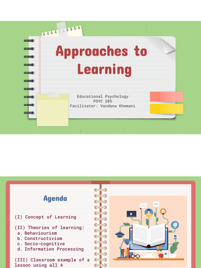 approaches to learning | PDF | Classical Conditioning | Constructivism ...