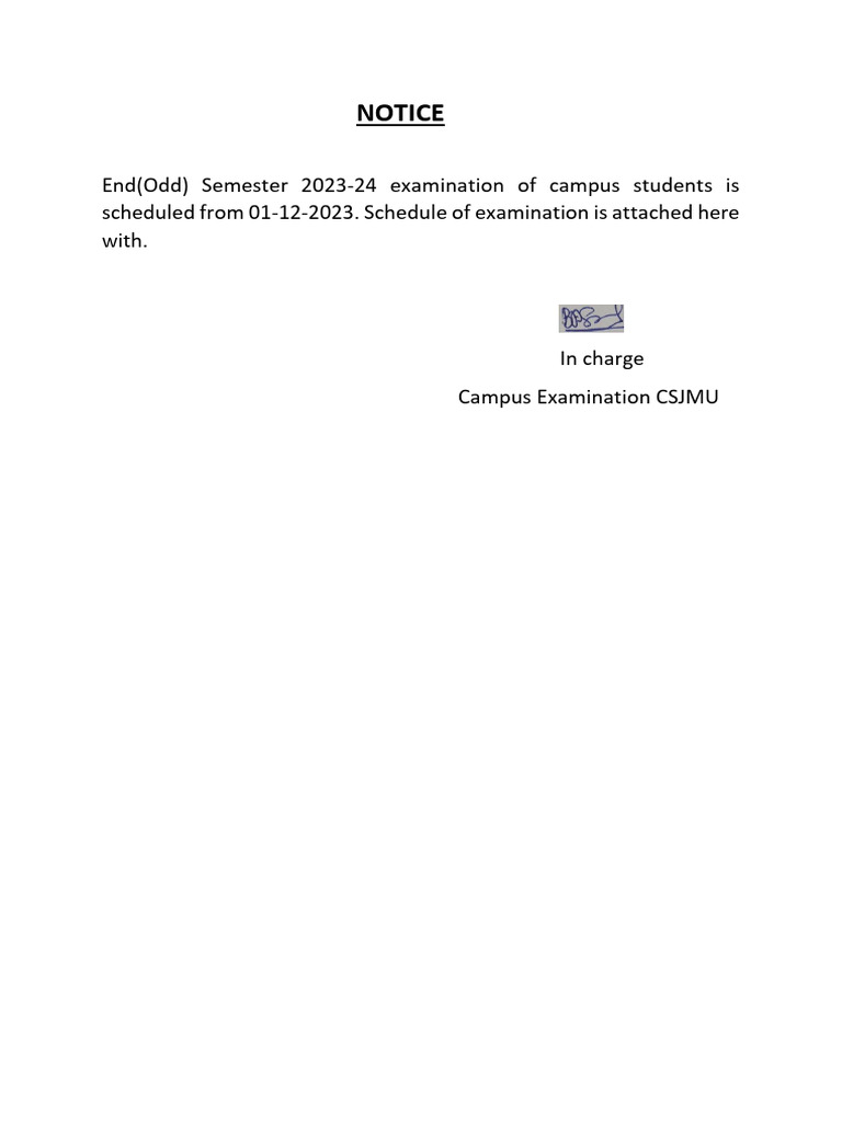 End Semester Exam Schedule Ist SemesterRevised | PDF | Mechanics | Physics