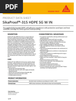 Sikashield w159 Ed15mm | PDF | Adhesive | Polyethylene