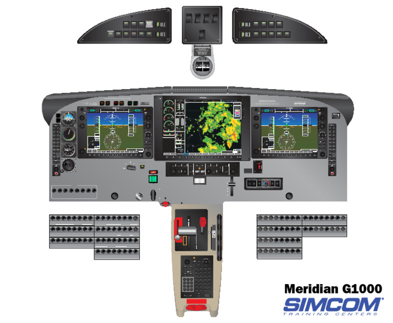Piper Meridian G1000 - Piper Meridian G1000 Cockpit Panel - Rev 0 PDF ...
