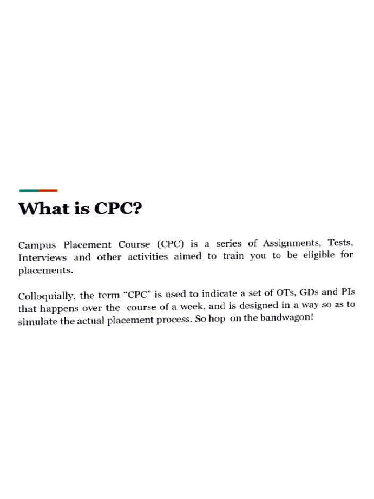 CPC process | PDF