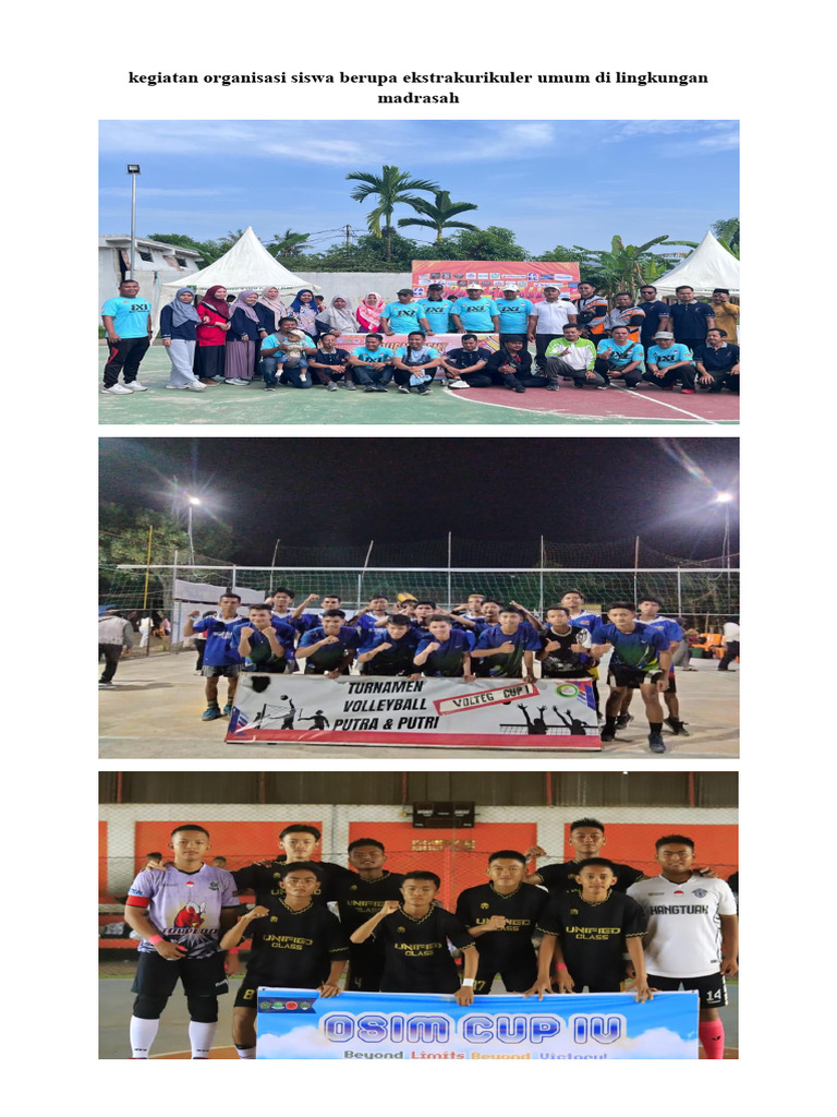 Kegiatan Organisasi Siswa Berupa Ekstrakurikuler Umum Di Lingkungan ...