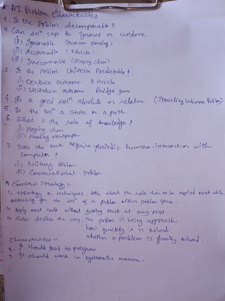 AI Notes-1 | PDF