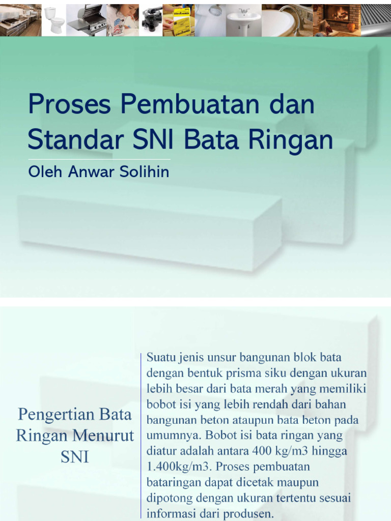 Training SNI Bata Ringan-IAPMO | PDF