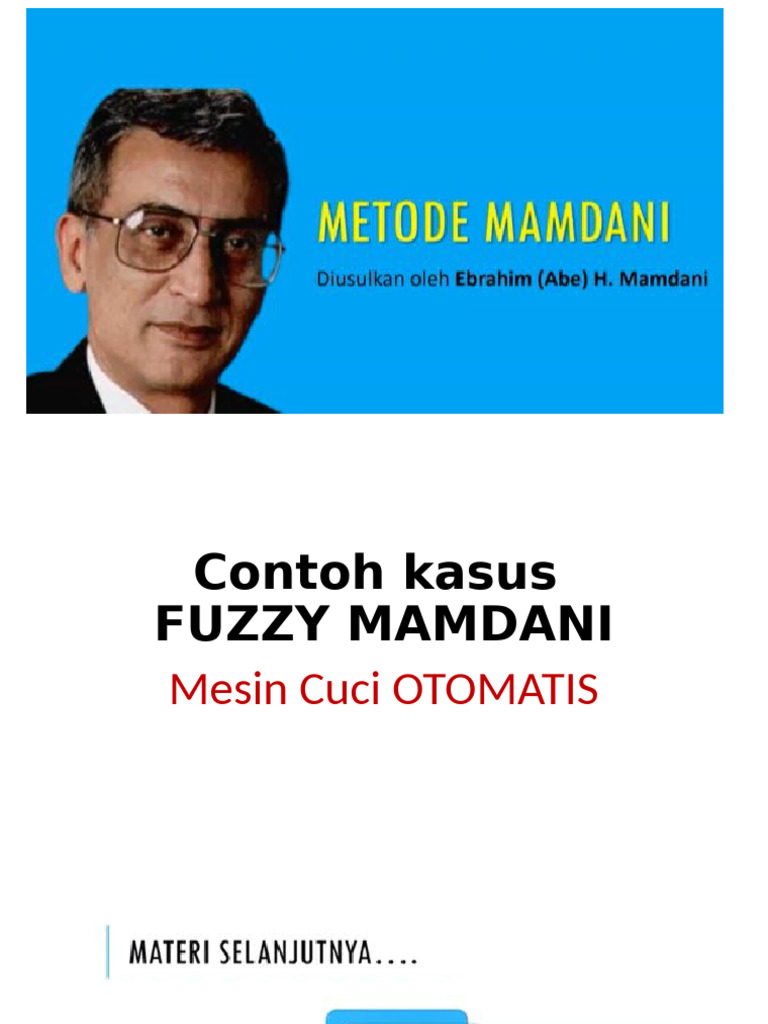 FUZZY_METODE MAMDANI DAN MATLAB | PDF