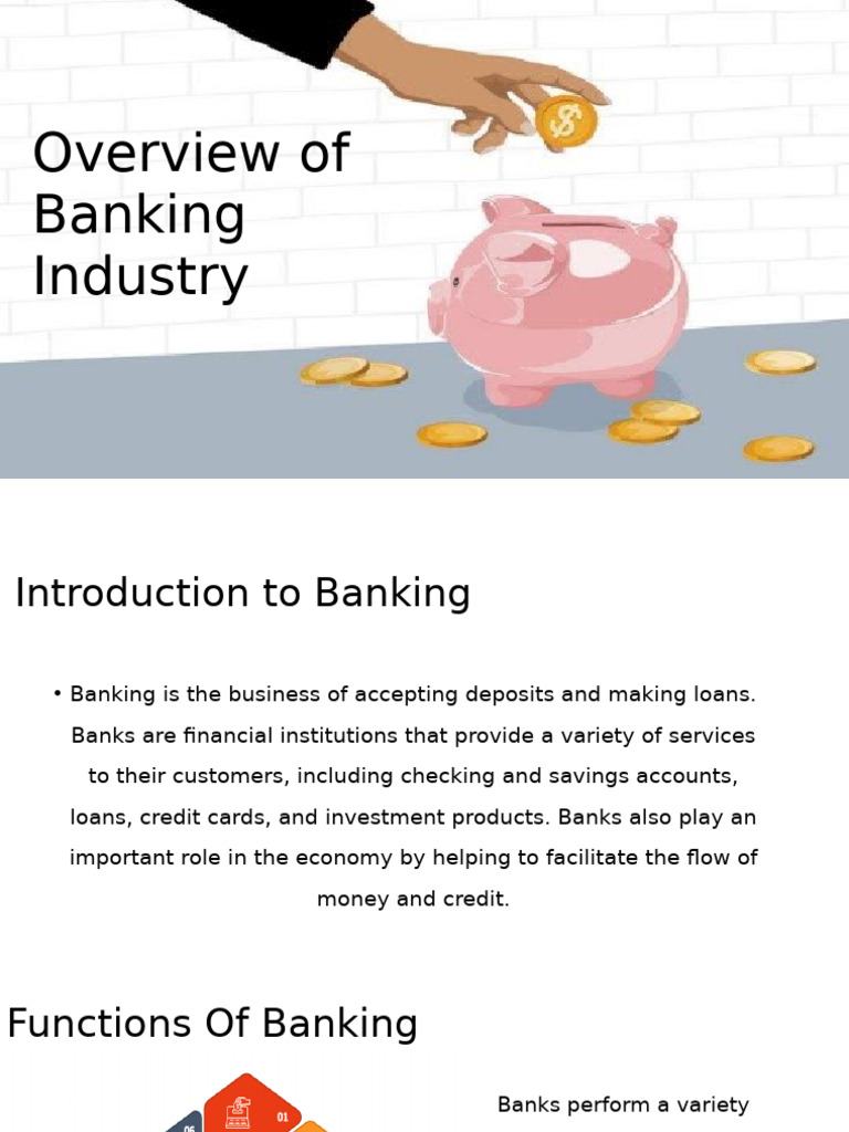 Overview of Banking Industry Functions | PDF | Banks | Finance & Money ...