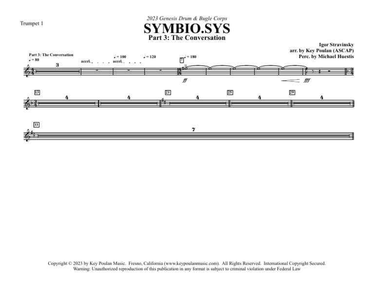 SYMBIO.SYS_Part3_04.28.2023_KP - Trumpet 1 | PDF