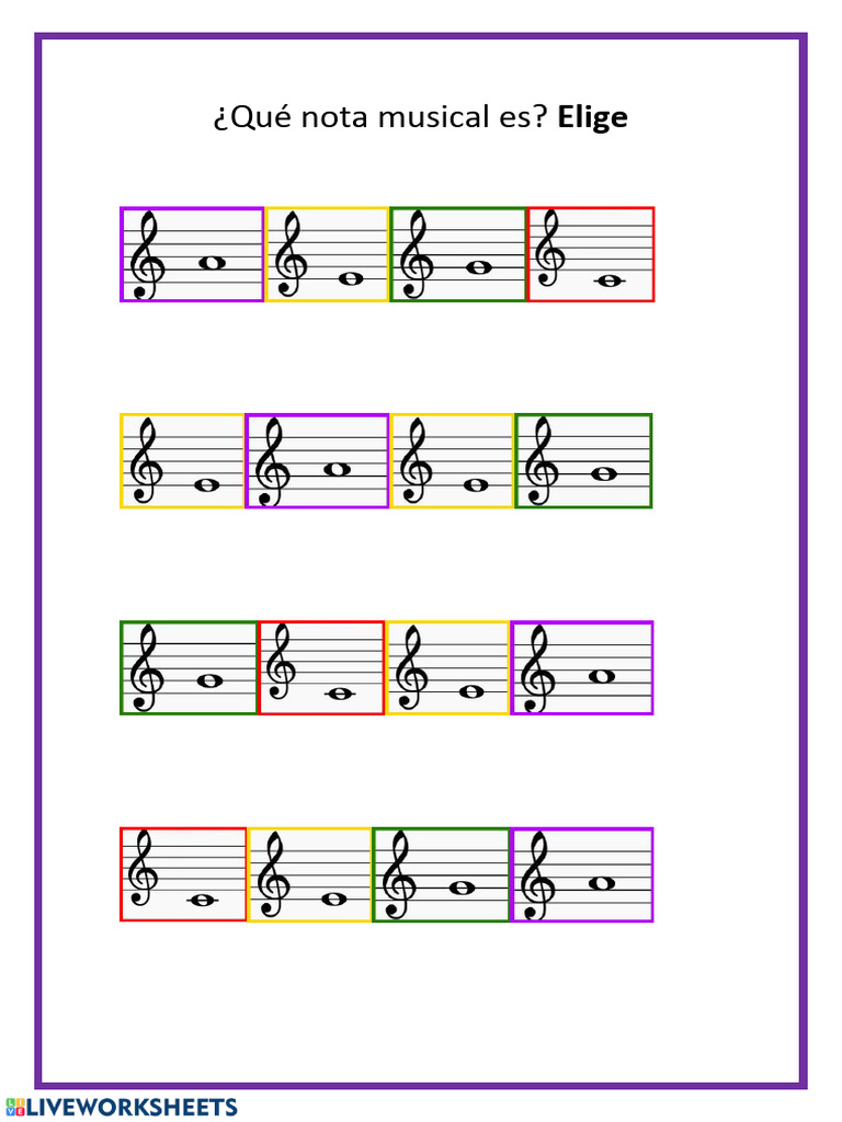 001 Notas en El Pentagrama | PDF