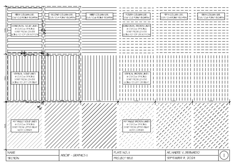 Graphics 1 - Plate 1 - Instructions | PDF